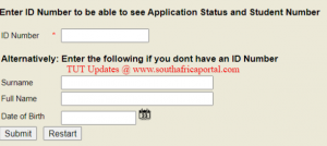 How to Successfully Track TUT Application Status 2025/2026 Online ...