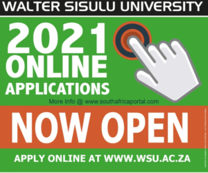 Walter Sisulu University Online Application 2021 | Apply Here - South ...