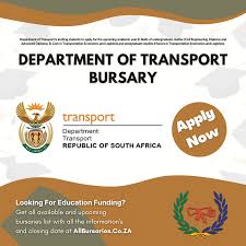 Department of Transport Bursary Program 2026/26 Application Details ...