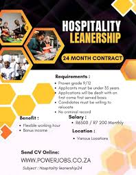 Hospitality Learnerships Programme 2026/2027 | How to Apply - South ...