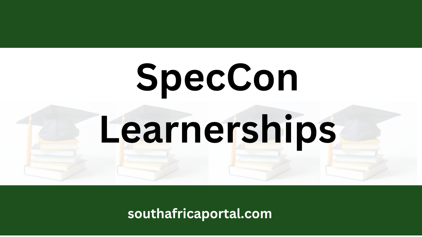 SpecCon Learnerships 2025-2026 | How to Apply - South Africa Portal