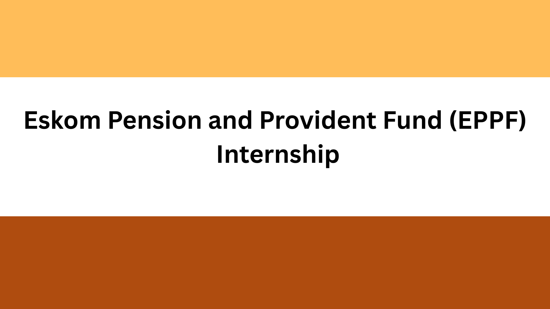 EPPF Internship 2025/2026 | How to Apply - South Africa Portal